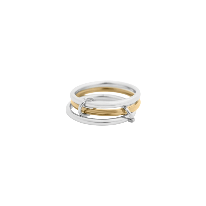 Two-Toned Triple Stack Ring – Kessler Elliott