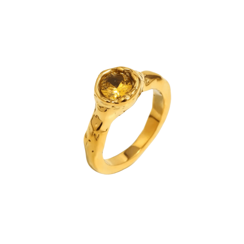 Caramel Stone Ring – Kessler Elliott